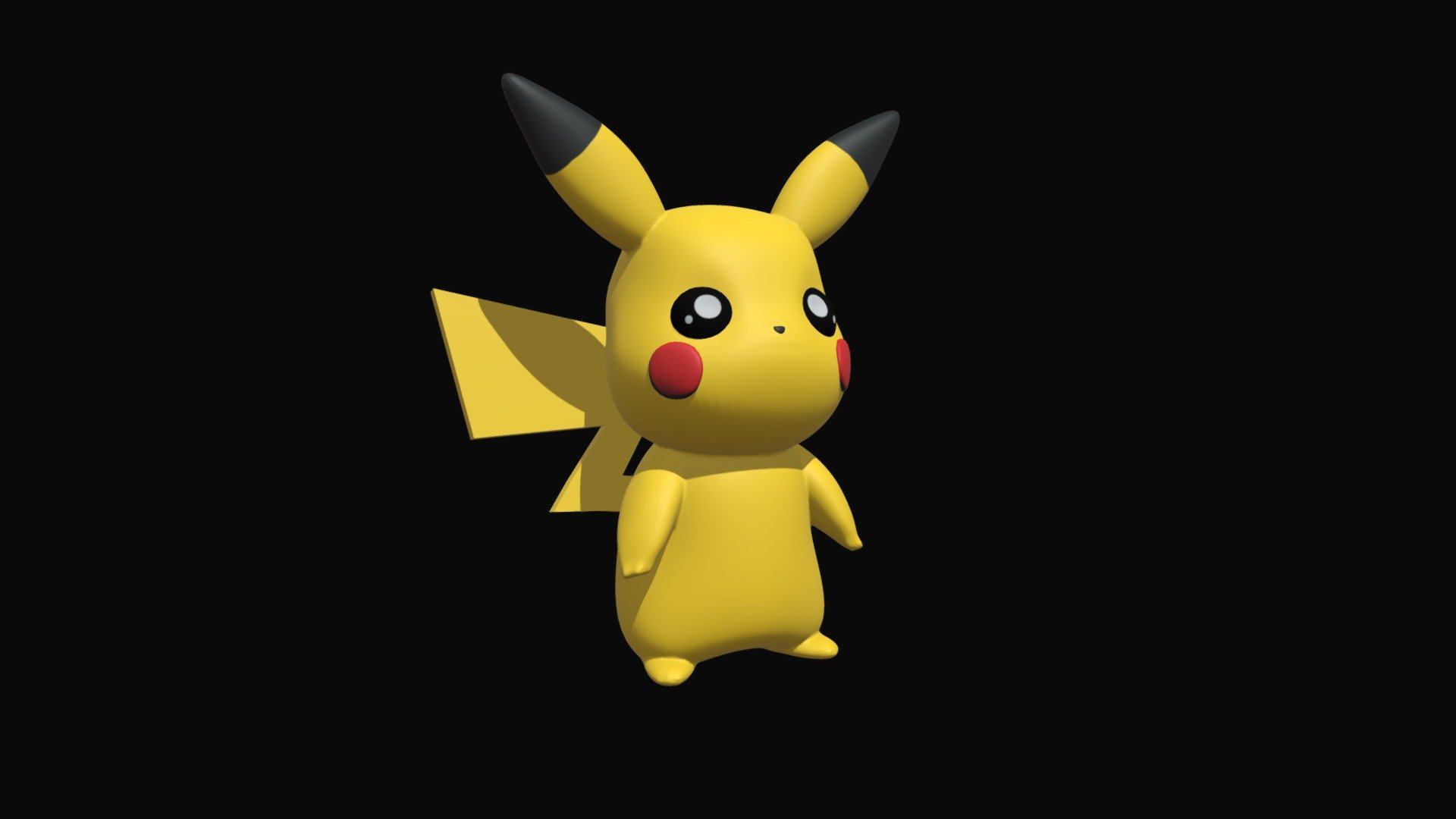 Cute Pikachu - 3D model by Saturniccc [d00ba79] - Sketchfab