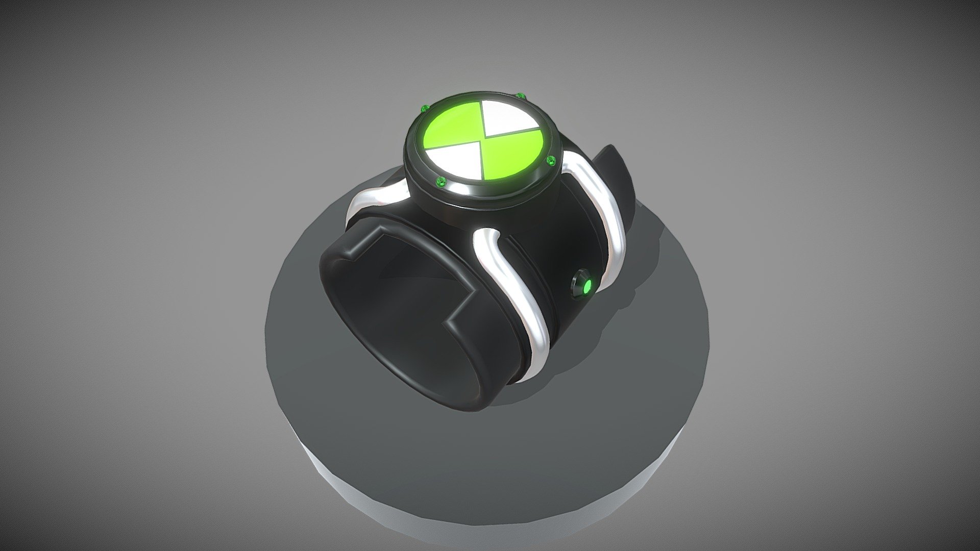 Omnitrix Watch (Ben10) - Download Free 3D model by 3D_Kalakar [d00c51d] - Sketchfab