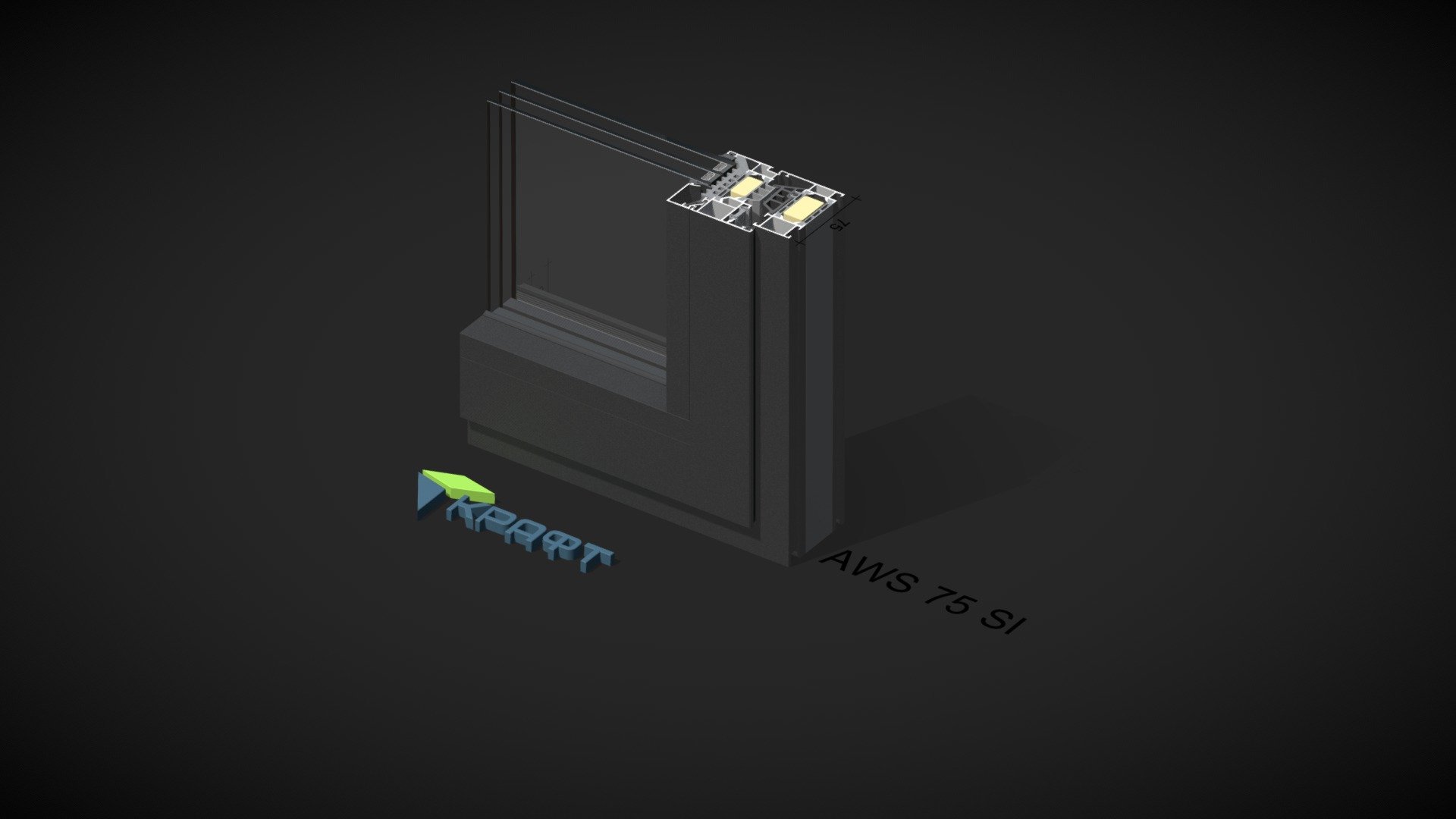 AWS 75 SI - 3D model by kraft-schueco [d00d919] - Sketchfab