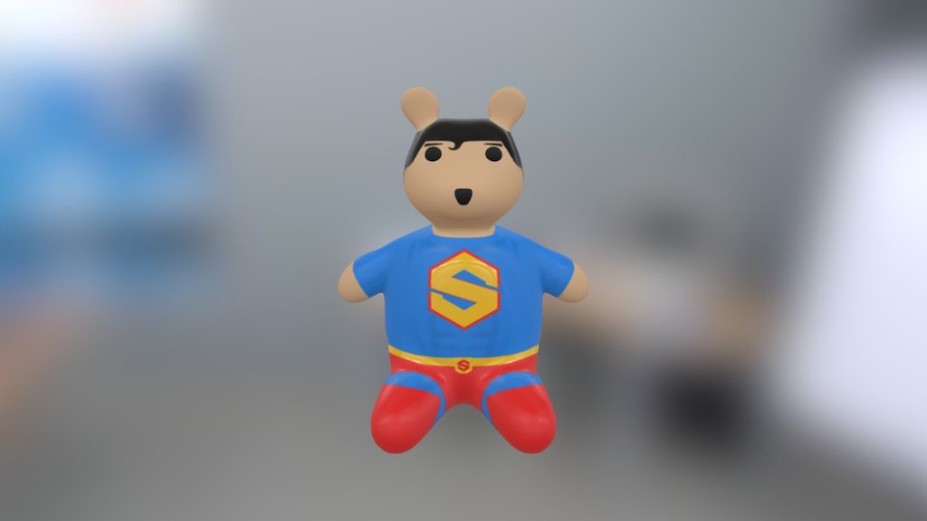 "Superbear" from Superbear vs Batbear - 3D model by gpswanson [d00e7a5 ...