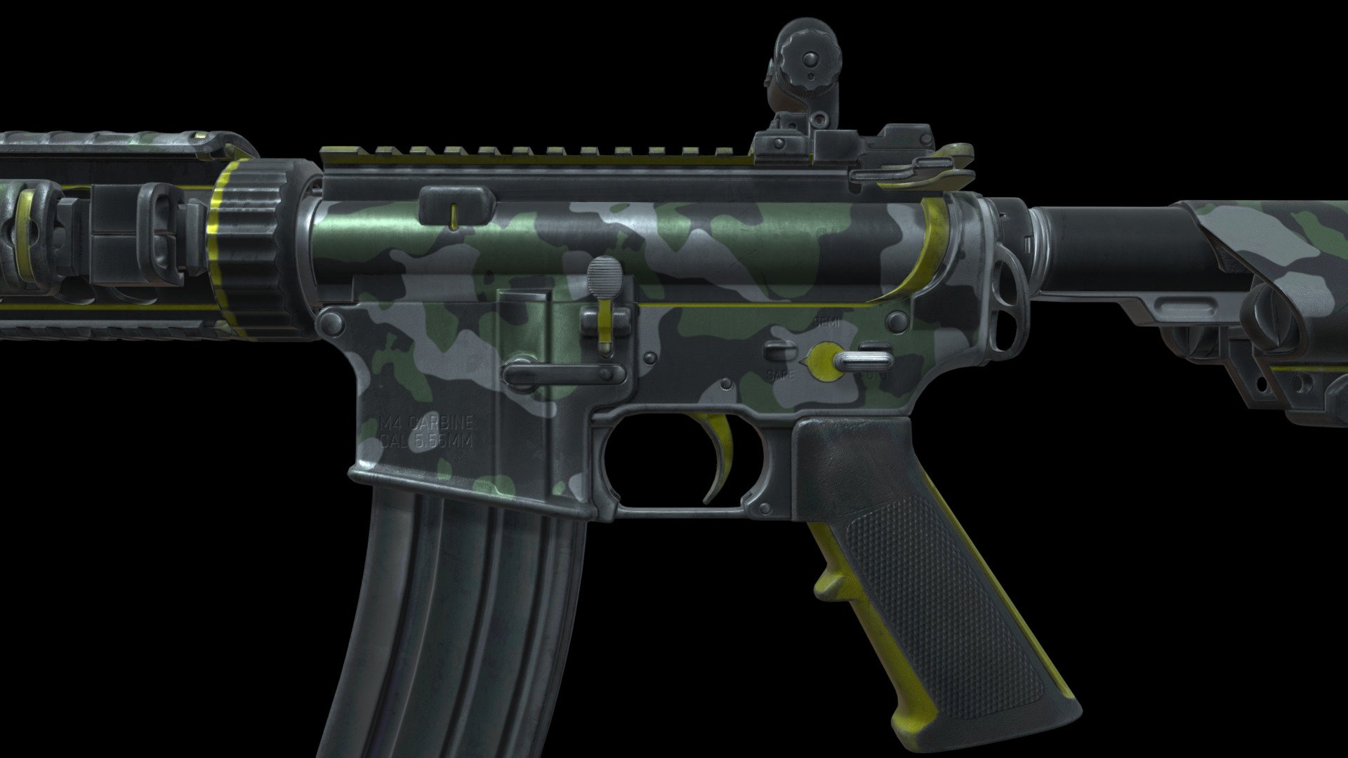 M4A4 - 3D model by dog (@d0g1) [d0103e2] - Sketchfab