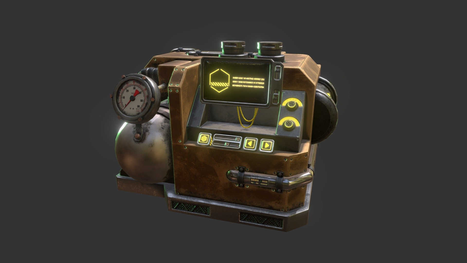 Sci Fi Fluid Processor - Buy Royalty Free 3D model by Ruben Maurer ...