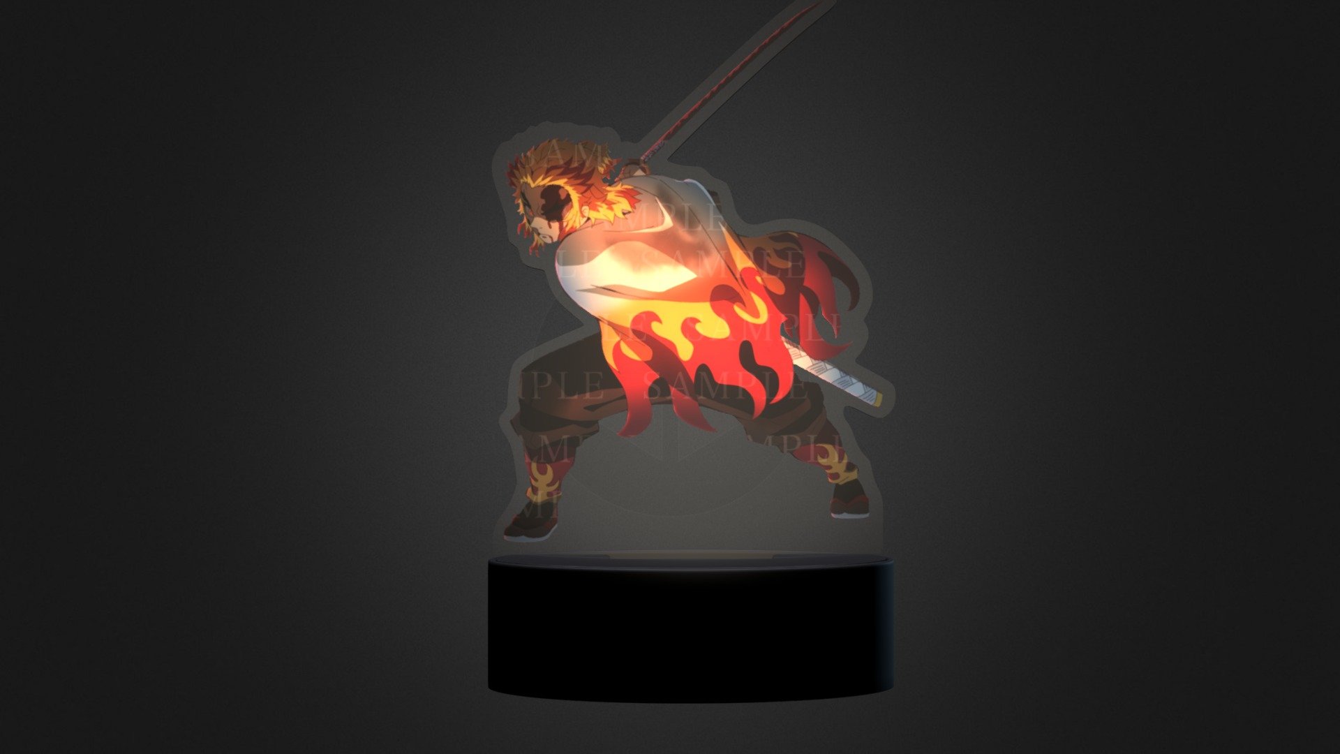「光る 心を燃やせアクリルスタンド」 - 3D model by ufotable (@ufotable) [d01188b] - Sketchfab