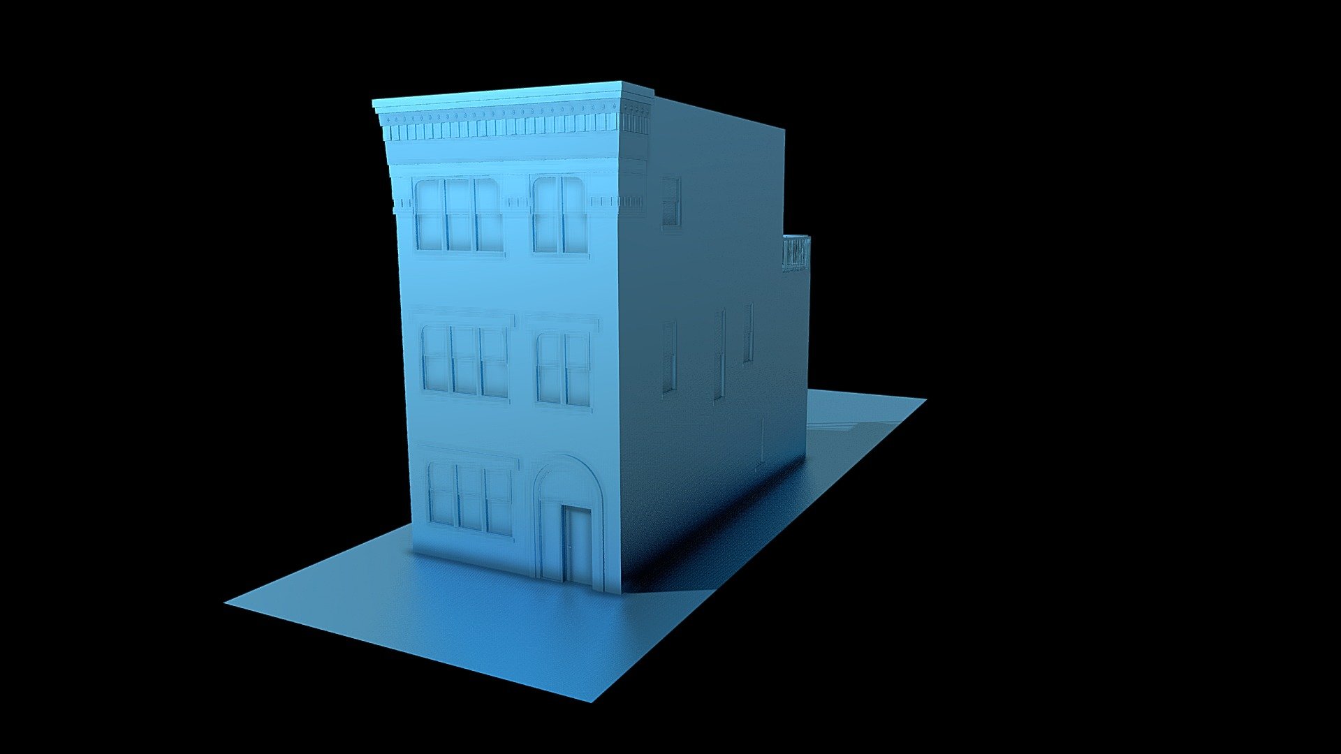 2709 - New Construction Multi-Family Building - 3D model by BLDG ...
