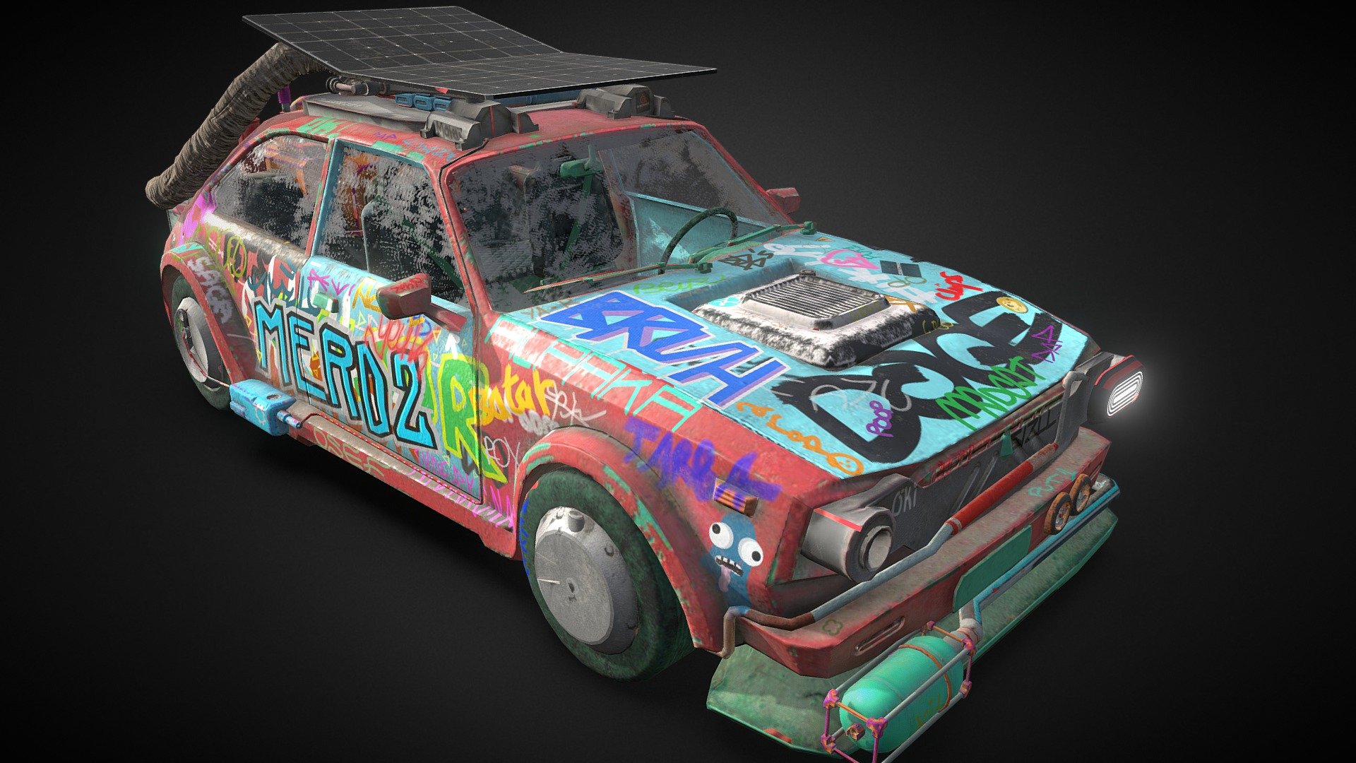 Cyberpunk Car - Yamato Lectra Modified - Buy Royalty Free 3D model by ...