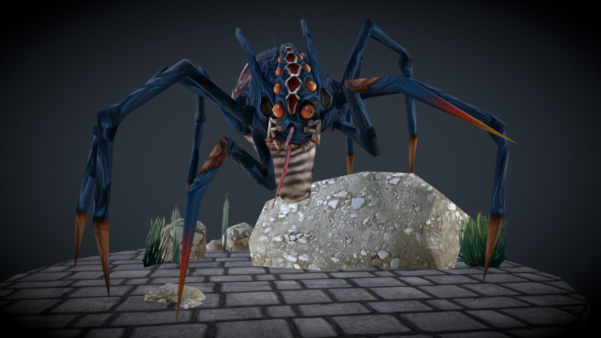 Queen Spider - 3D model by Jeanne Price (@jdwyprice) [d015084] - Sketchfab