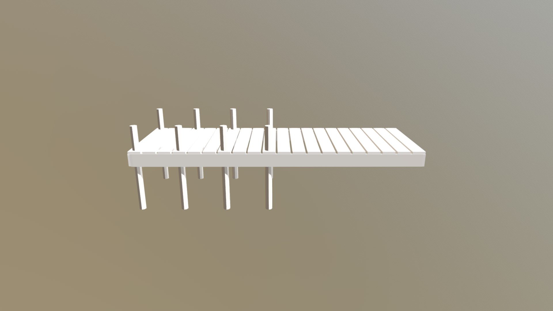 Docks Simple - 3D model by j.f.v.willigen [d016369] - Sketchfab