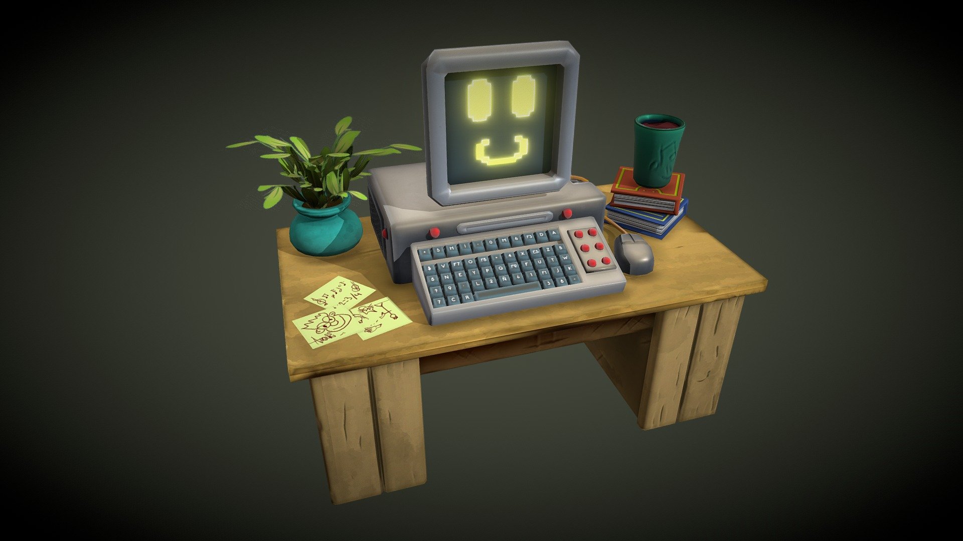 PC Animate - 3D model by Cury (@Curi) [d0172b5] - Sketchfab