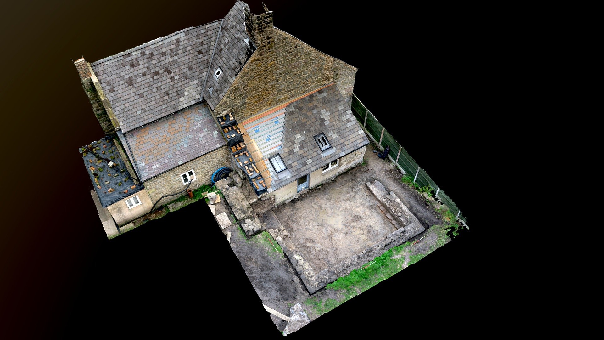 Plas Yn Bwl, Southern Aspect, 27.09.23 - 3D model by Matthew Thomas ...