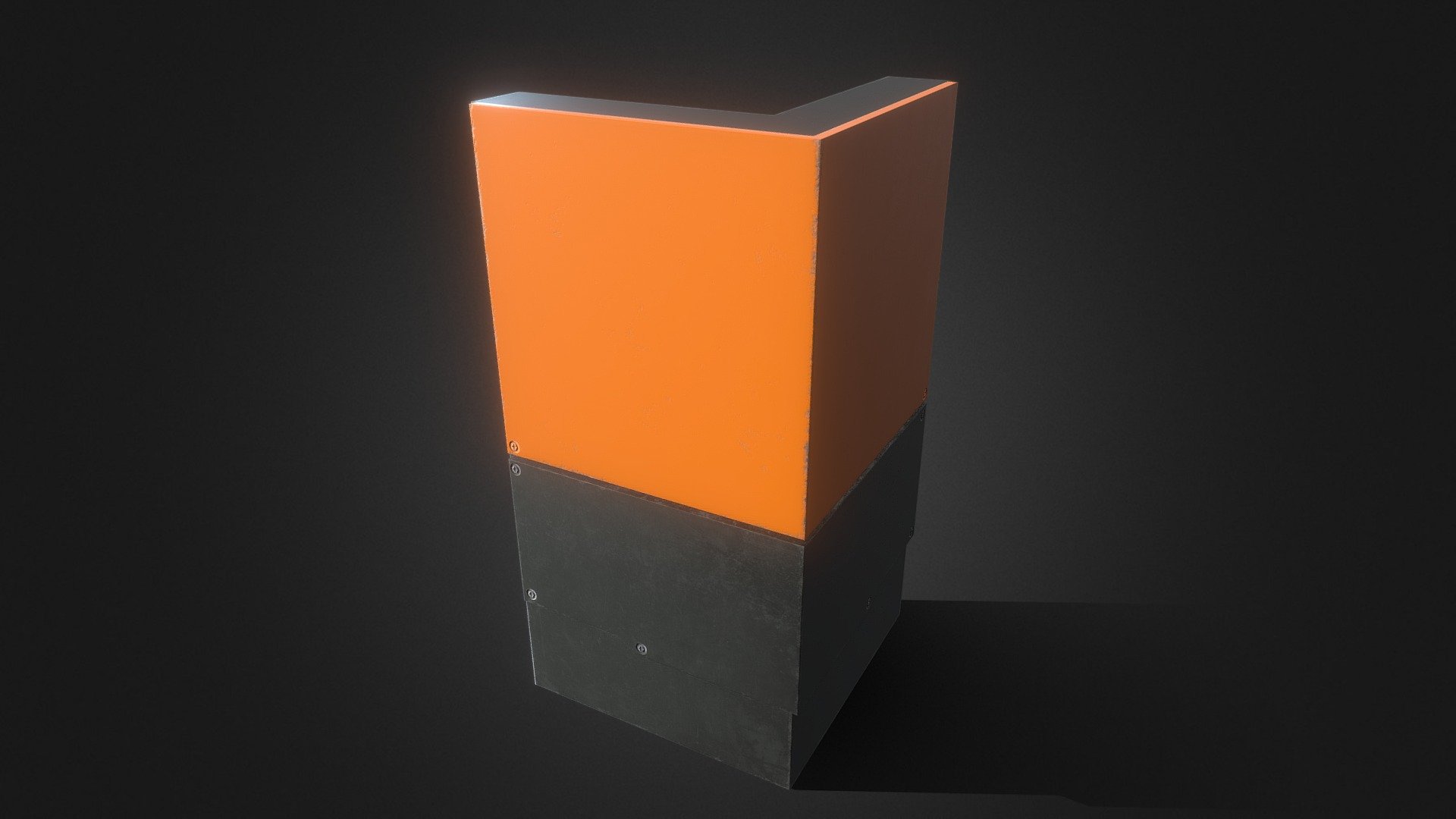 Wall Corner Inner Base Trim Modular - 3D model by lupusnord [d01958c ...