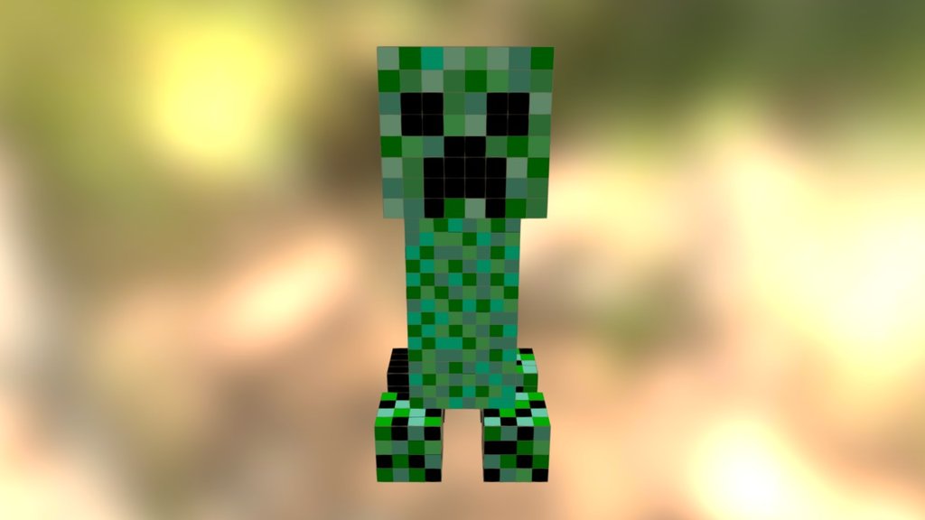 Half-Made Creeper - 3D model by officialklober [d019924] - Sketchfab