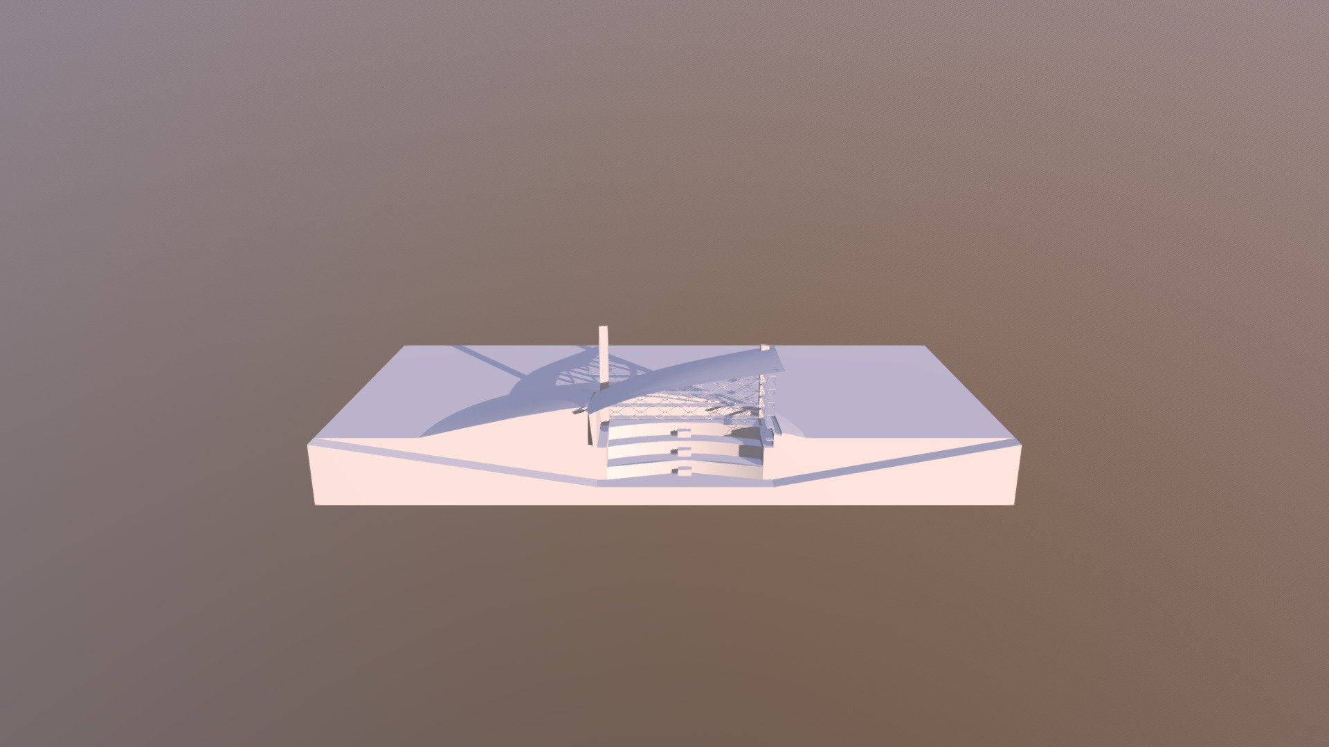 3D Model The Four Pillars Pavilion - 3D model by gcreati [d01a161 ...