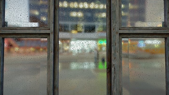 Raindrops 3D models - Sketchfab
