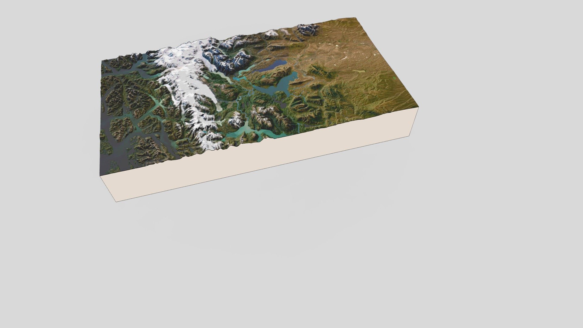 Ultima Esperanza section Torres del Paine - Download Free 3D model by ...