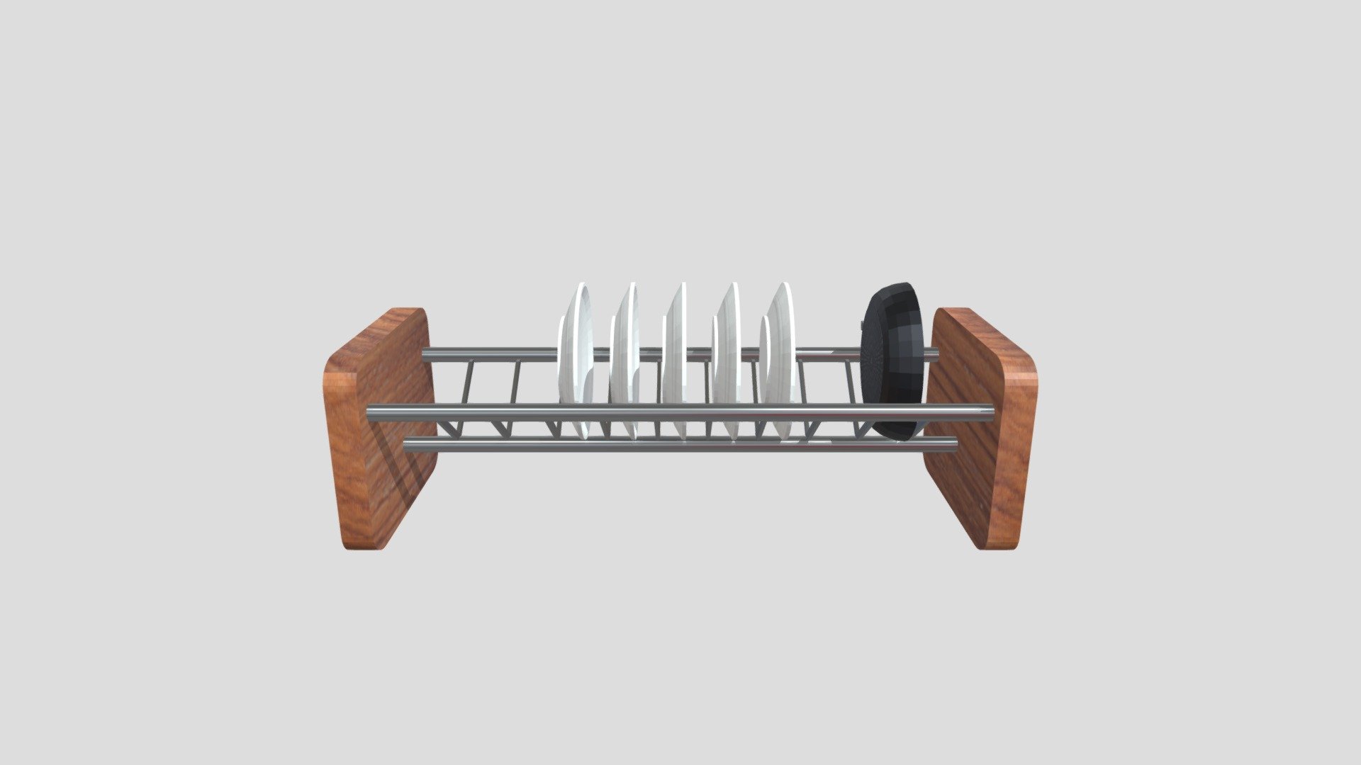 Dish Rack Excersise - 3D model by Passawayisgud [d01c58f] - Sketchfab