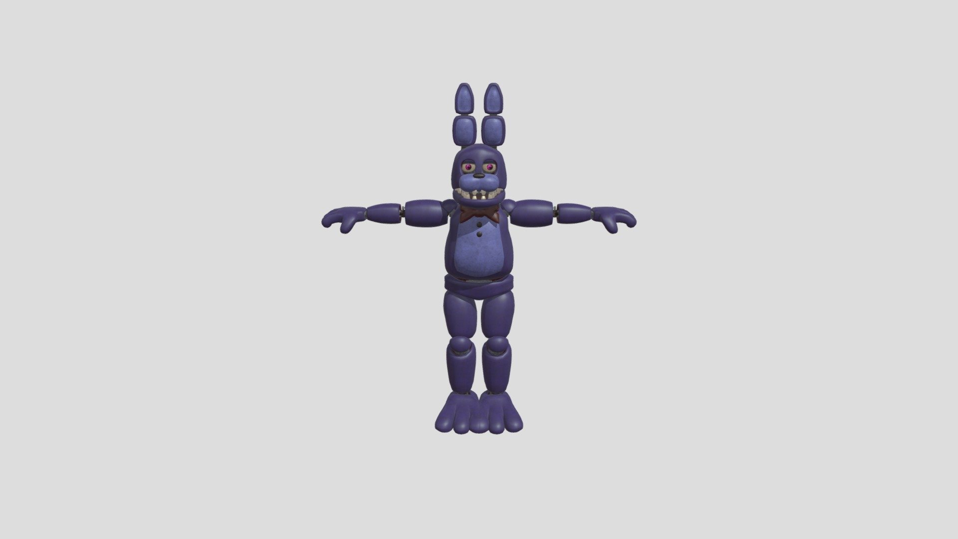 unwithered_bonnie_fnaf_vr_by_mylesthehedgehog13 - 3D model by ...