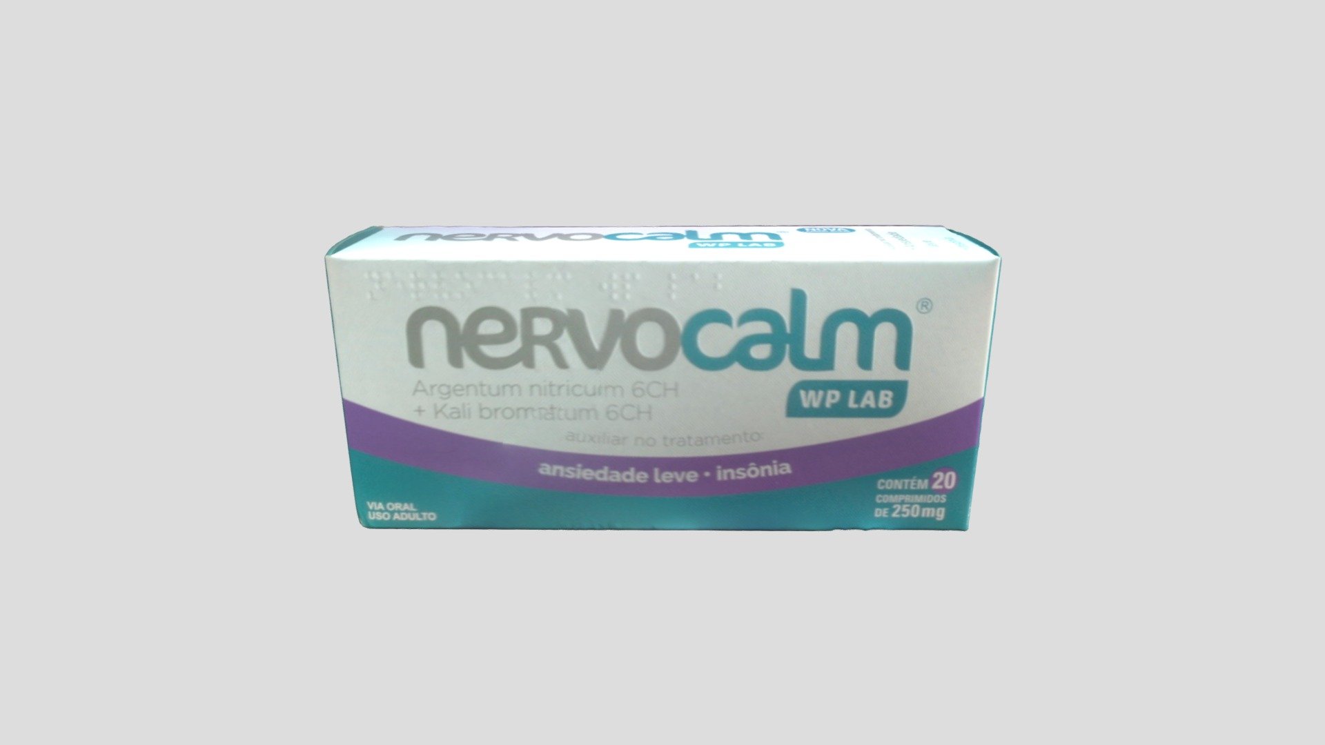 WP LAB - (F) Nervocalm 20cp 250mg - 3D model by 42LabsCS [d01cd10 ...