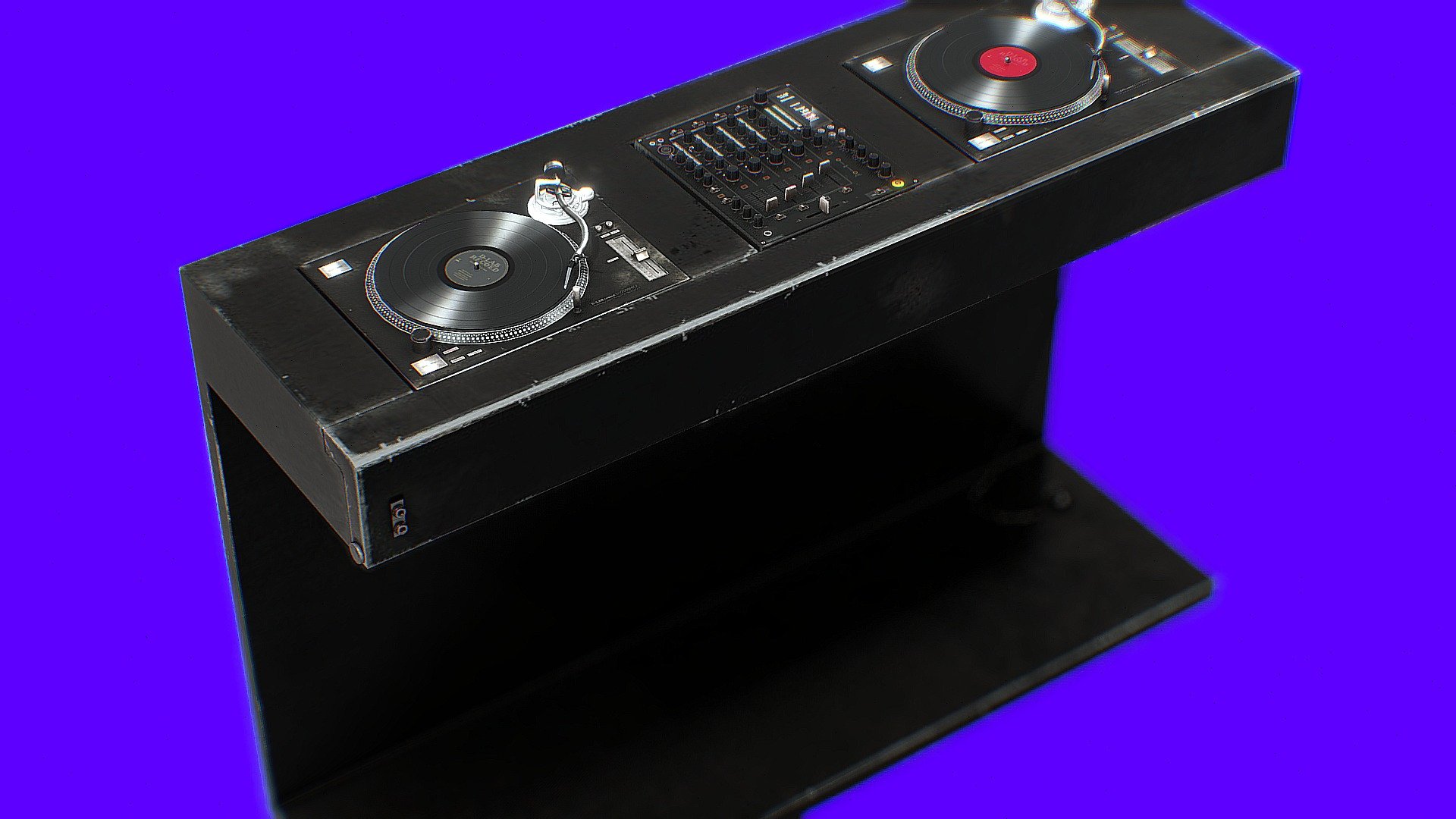 DJ Table Night Club Set - 3D model by ˢᵒᵘʳᶜᵉ ⁴ (@source4) [d01cfee ...
