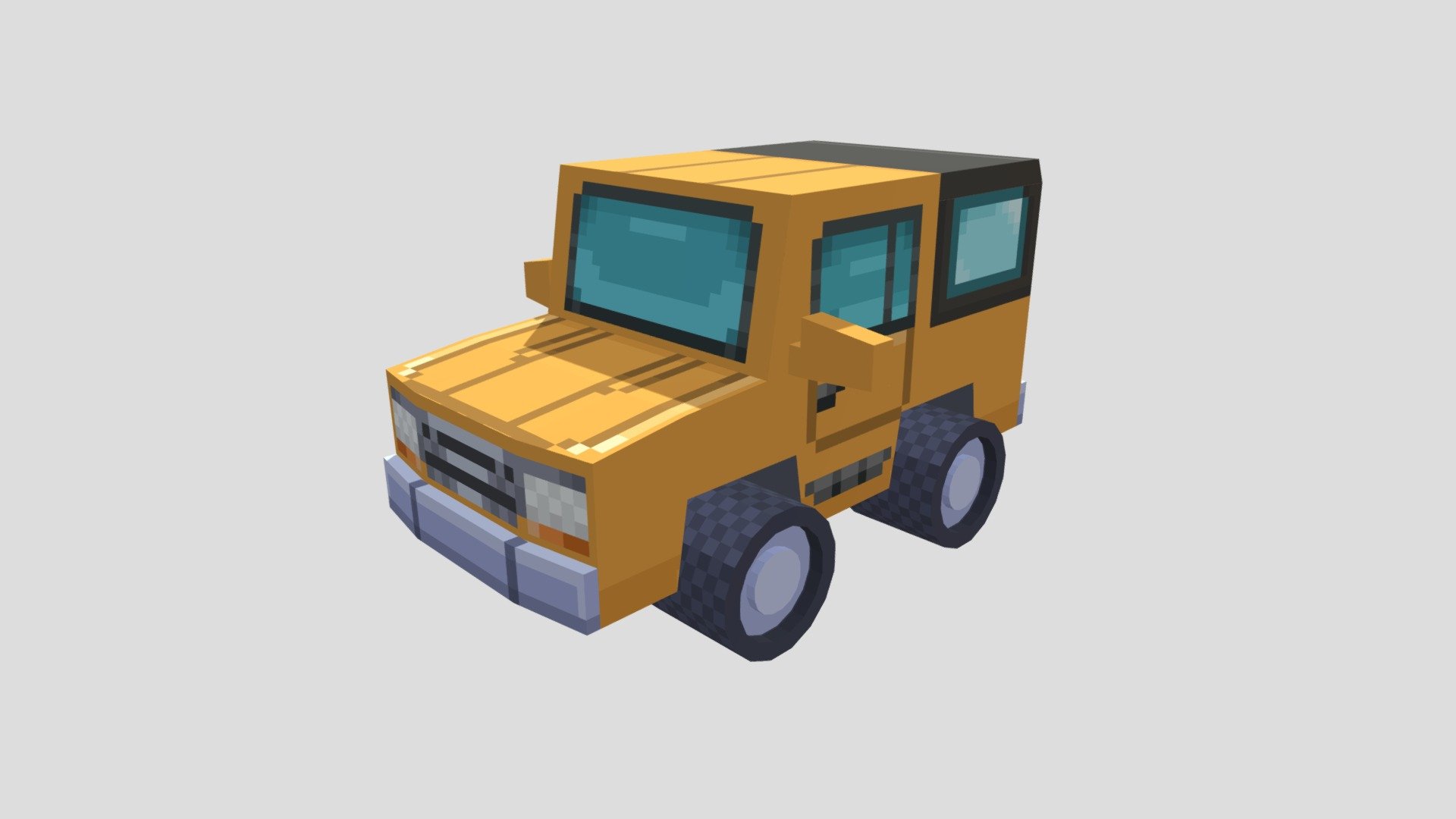 Low poly Pickup02 - 3D model by PixelCarvel [d01e500] - Sketchfab