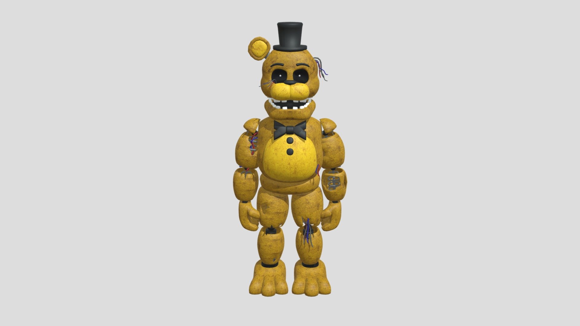 fnaf_2_withered_golden_freddy - 3D model by William Afton (Co Owner of ...
