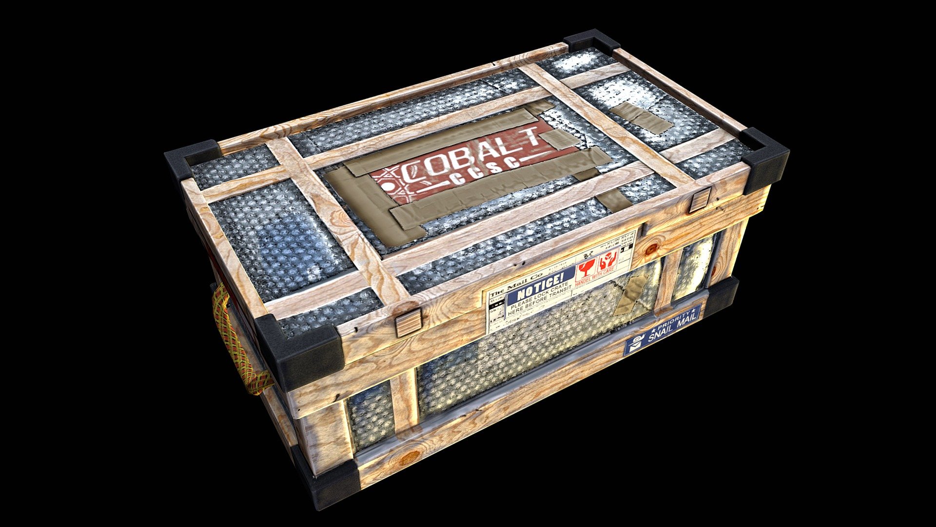 Bubble Wrapped Large Box | Rust Skin - 3D model by MattMakesSwords ...