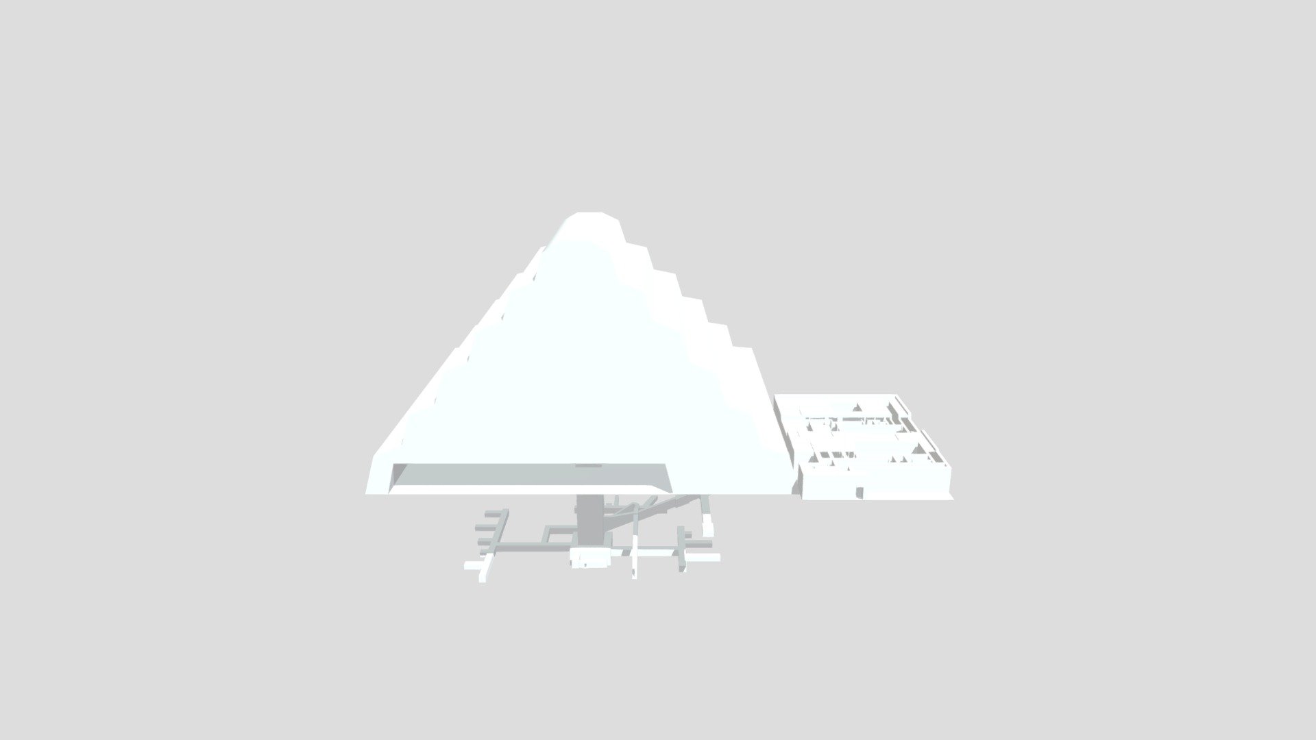 Mastaba Model - 3D model by CAD4ALLonline [d02028a] - Sketchfab