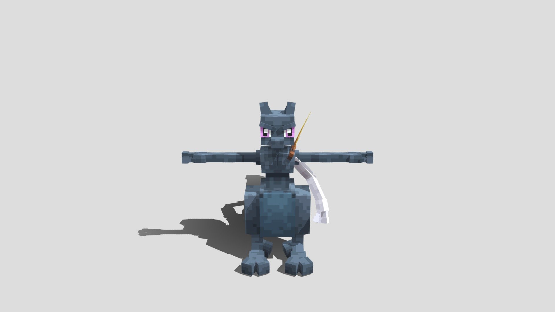 Mewtwo Converted - 3D model by imystxc [d0207d1] - Sketchfab