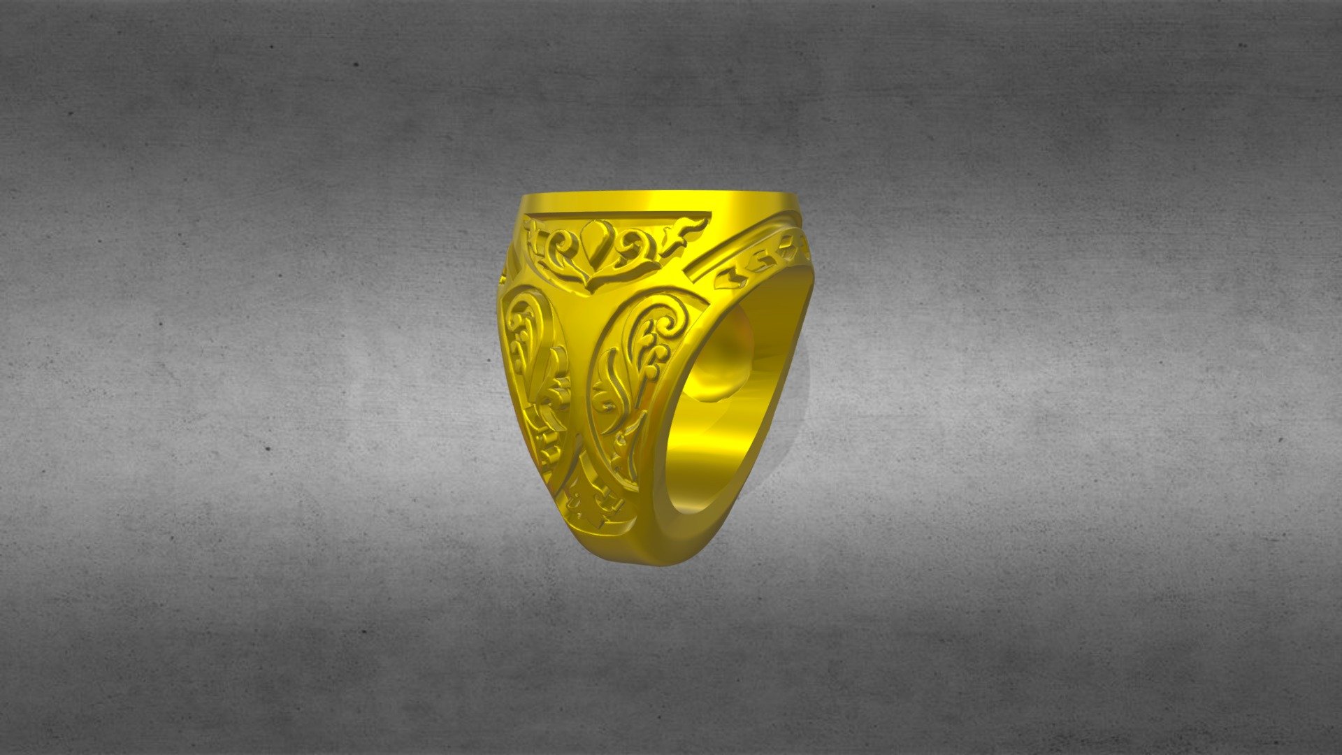 Printable 3D Ring - 3D model by ahmadmakhdom [d021a26] - Sketchfab