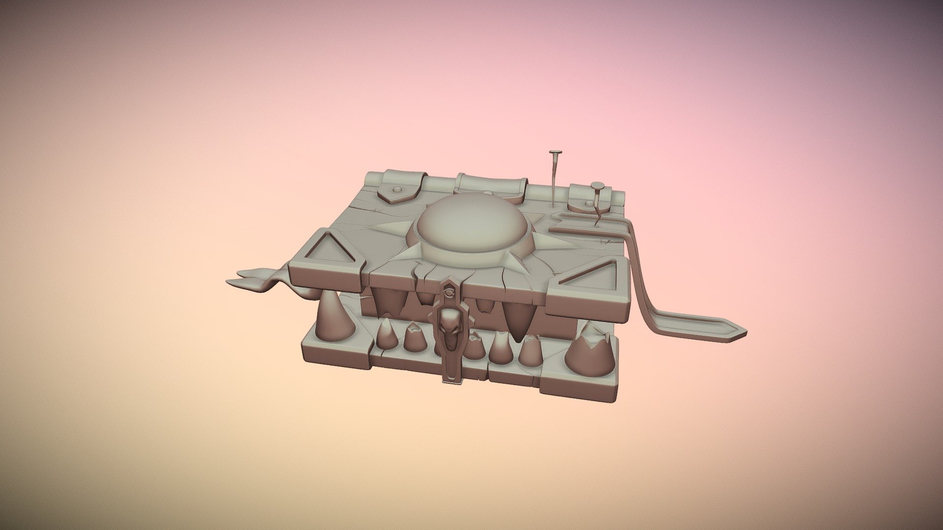 Demon Book - 3D model by Marina H (@Darrkarra) [d02212c] - Sketchfab