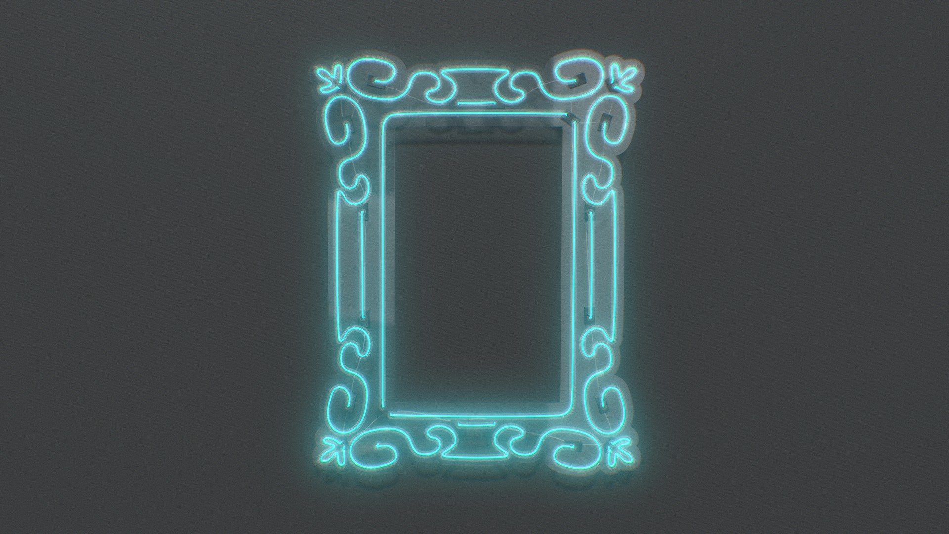 Picture Frame 4 - Neon Sign - Buy Royalty Free 3D model by NEONPLEX ...