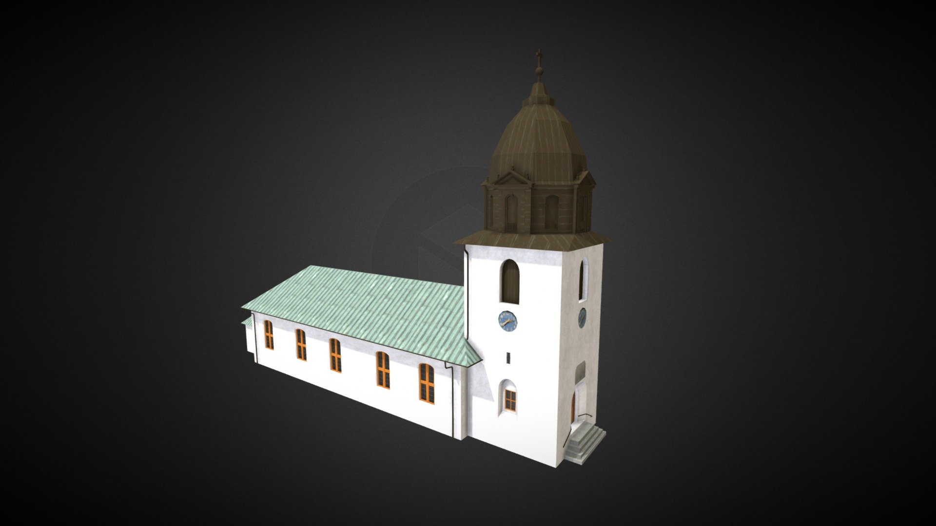Church - 3D model by Daniel (@DanielAndersson) [d0247a7] - Sketchfab