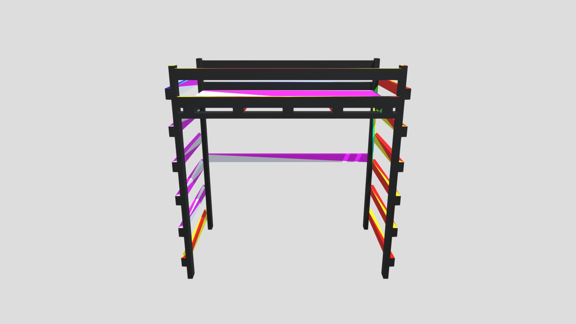 Loft Bed - 3D model by spencersg17 [d0288eb] - Sketchfab