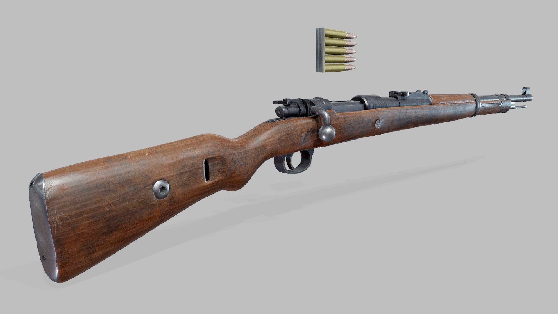 Karabiner 98k - Buy Royalty Free 3D model by macomix [d028a43] - Sketchfab Store