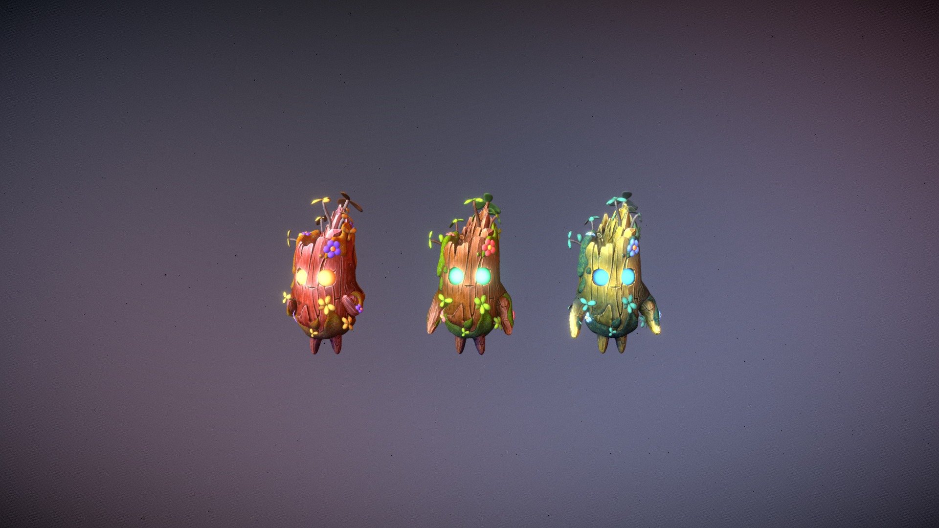 Wood Elemental Child Character - 3D model by BuProduction [d02a64d ...