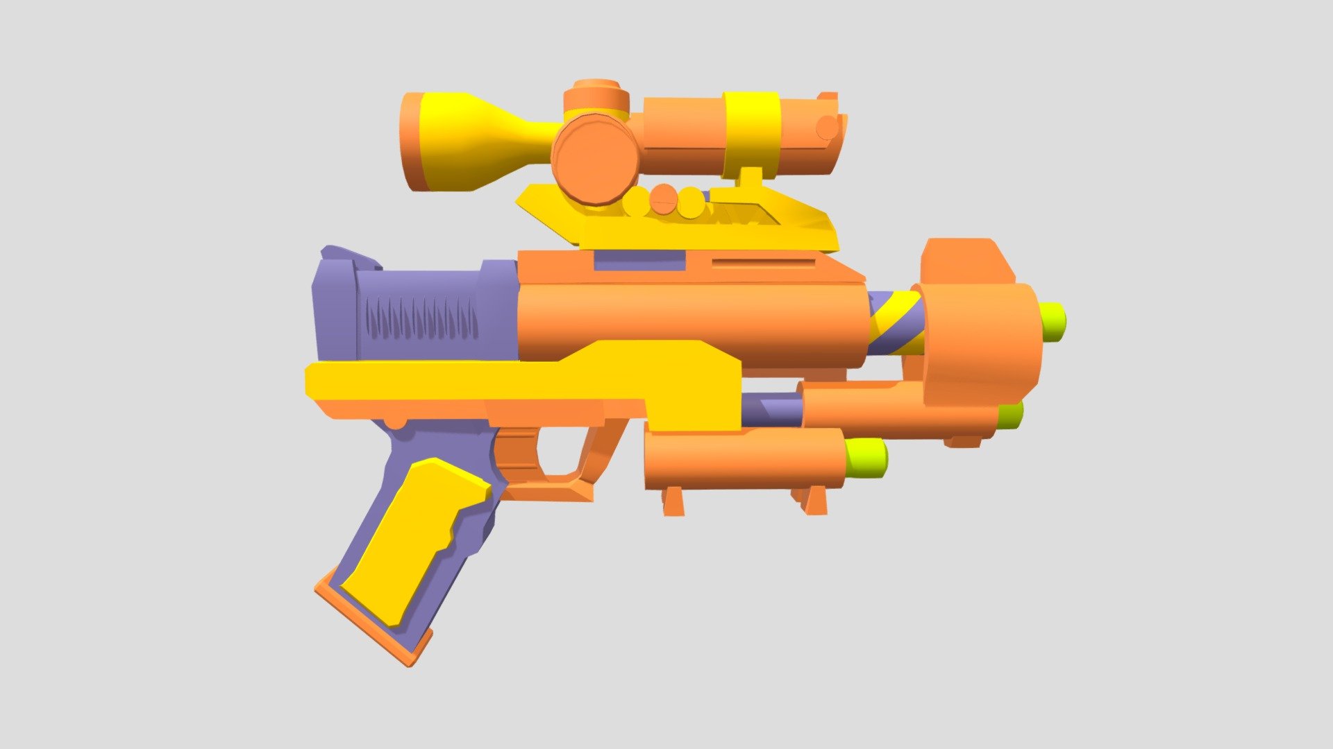 Nerf Gun - Download Free 3D model by AlinaCheesalie [d02b9e2] - Sketchfab