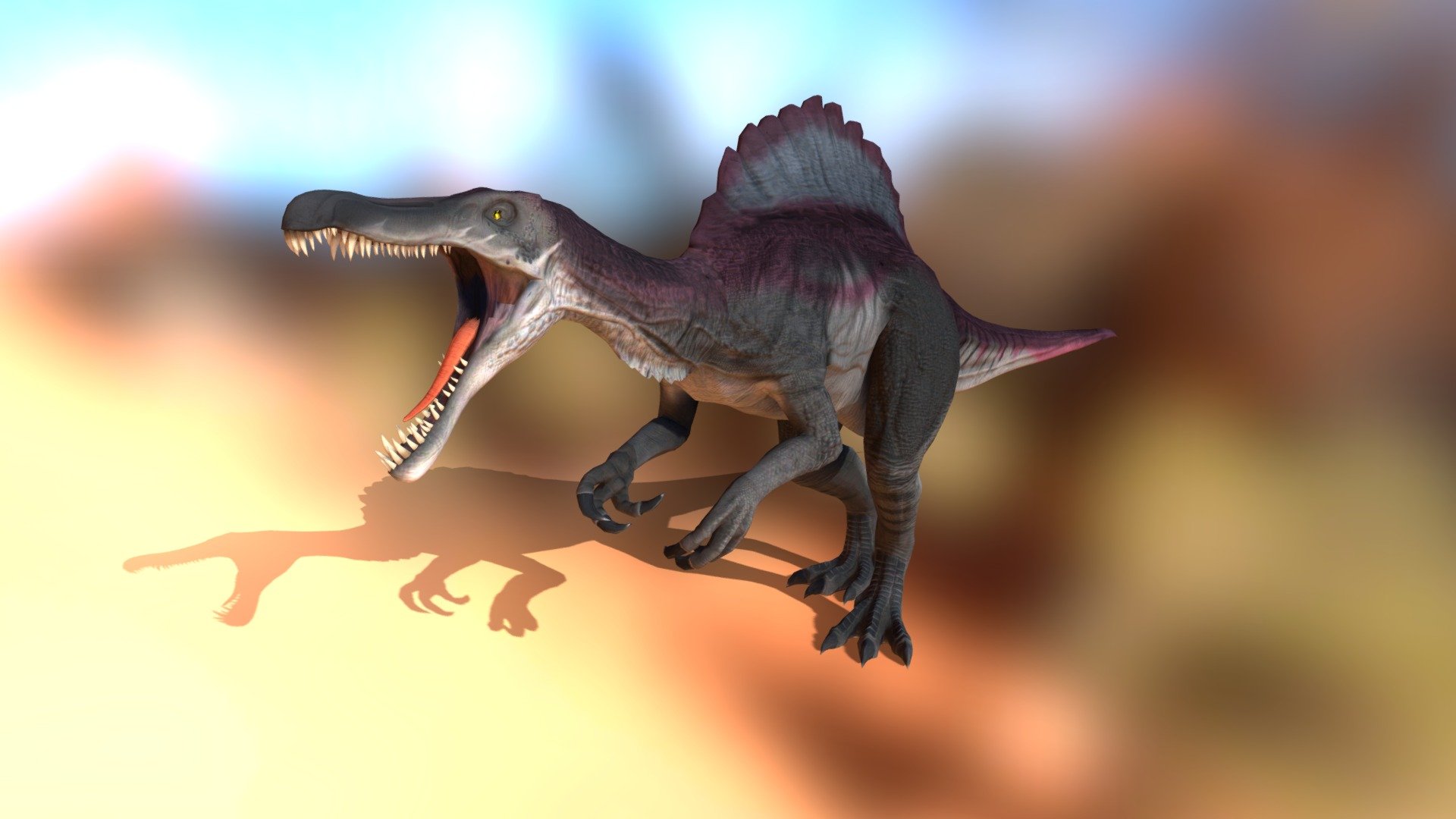 Dinosaur Spinosaurus Animations - Buy Royalty Free 3D model by ...
