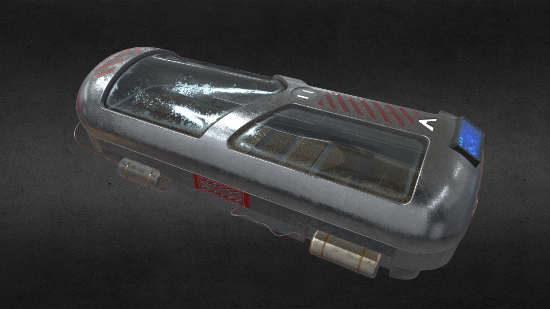 Dirty Sci Fi Cryogenic Capsule - 3D model by DEICIDER78 [d02e30c ...