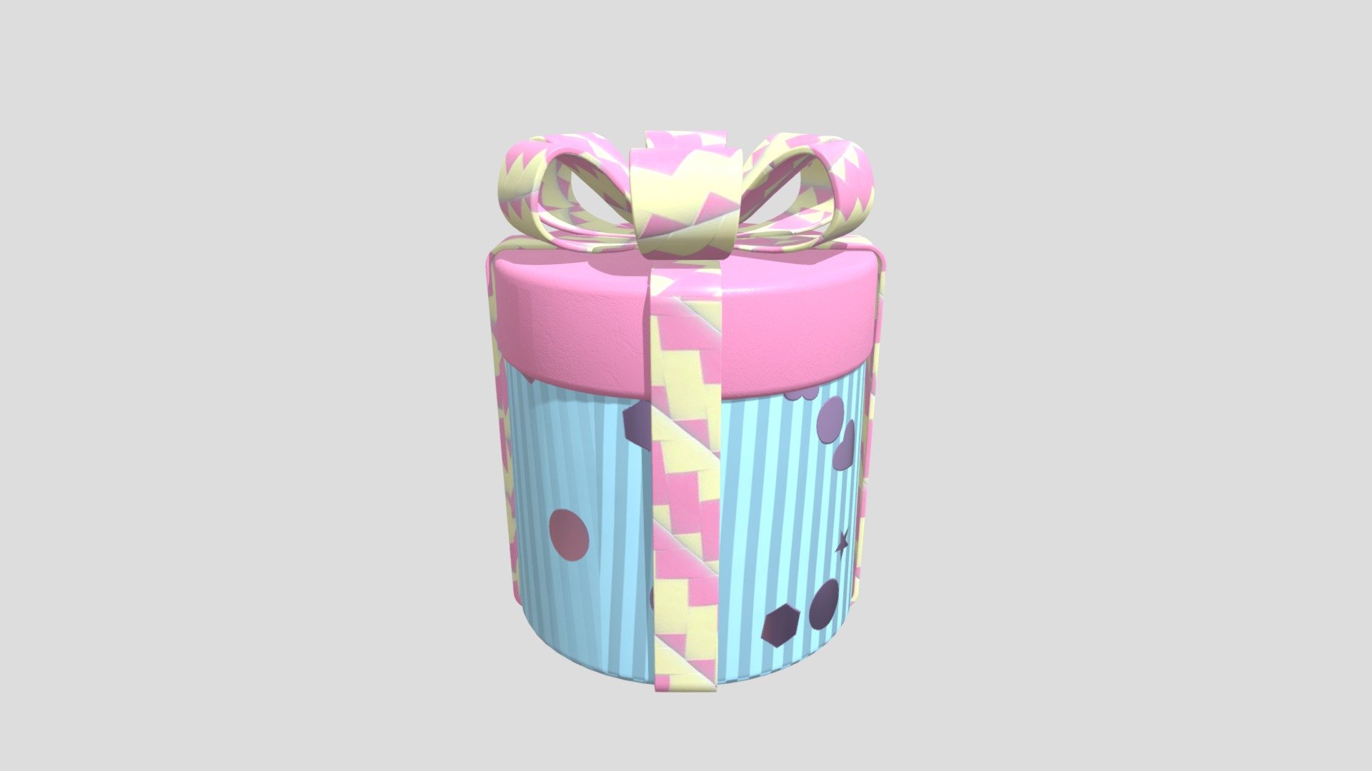 Gift_round - Download Free 3D model by noorameen.07 [d02fcf3] - Sketchfab