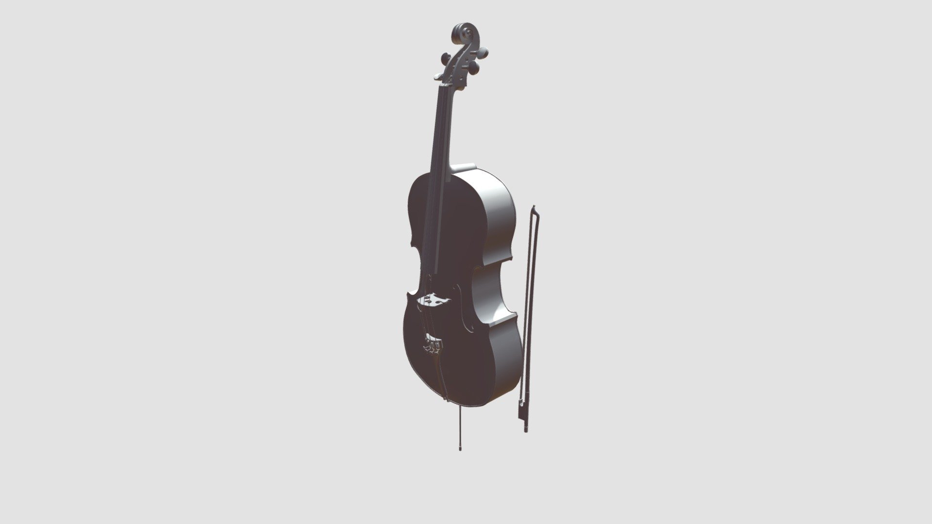 Cello - Buy Royalty Free 3D model by Evermotion [d0308a1] - Sketchfab Store