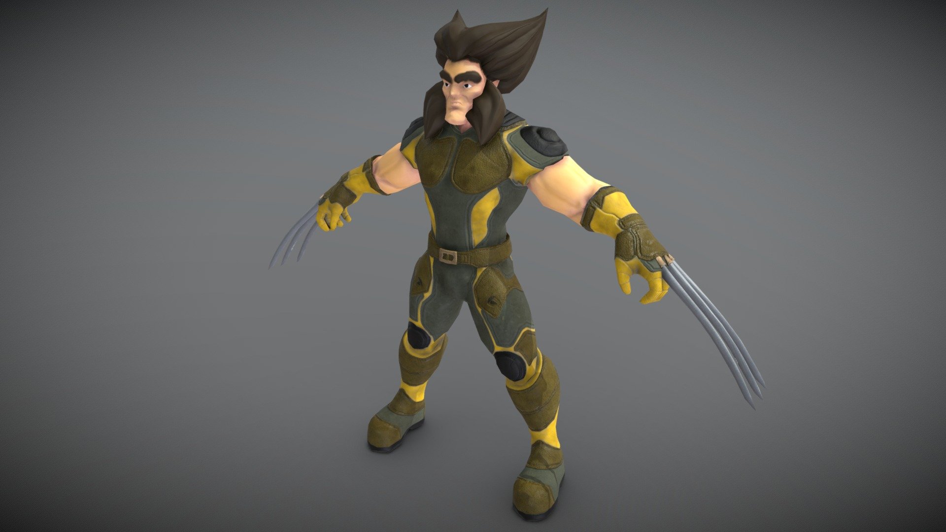 Wolvy - 3D model by jcarly [d03250a] - Sketchfab