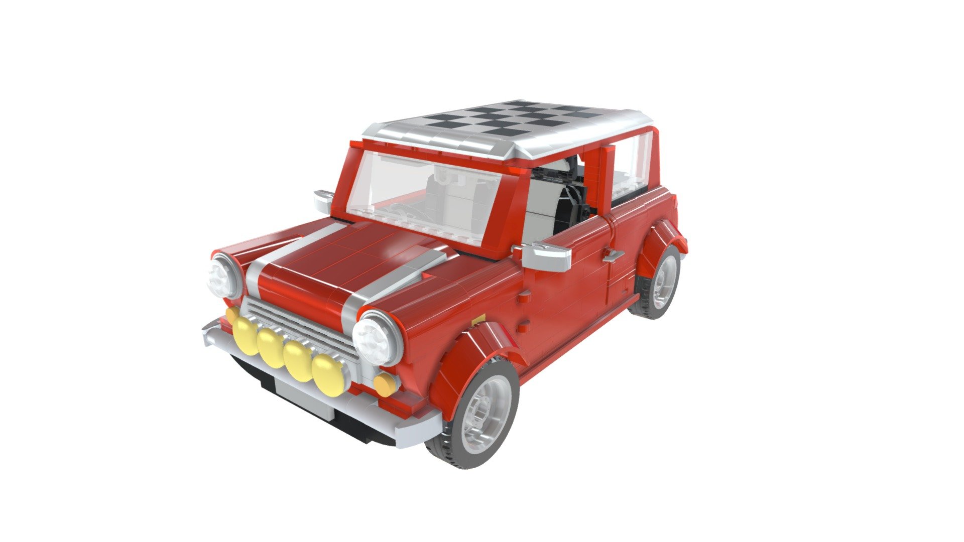 LEGO British Hatchback Rally / Mr. Bean's Car - Buy Royalty Free 3D ...