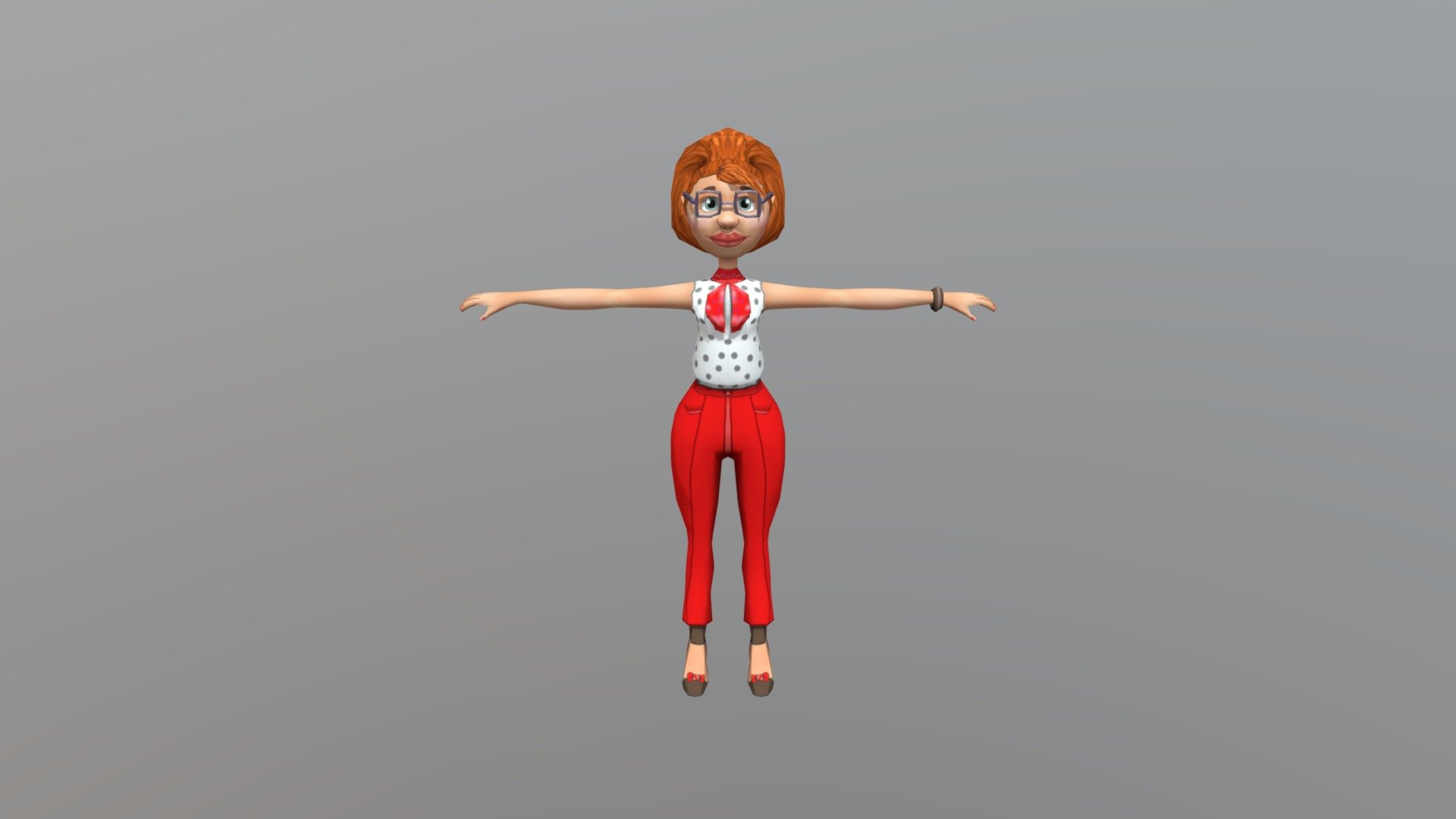 Woman low poly - 3D model by BatoSole [d034702] - Sketchfab