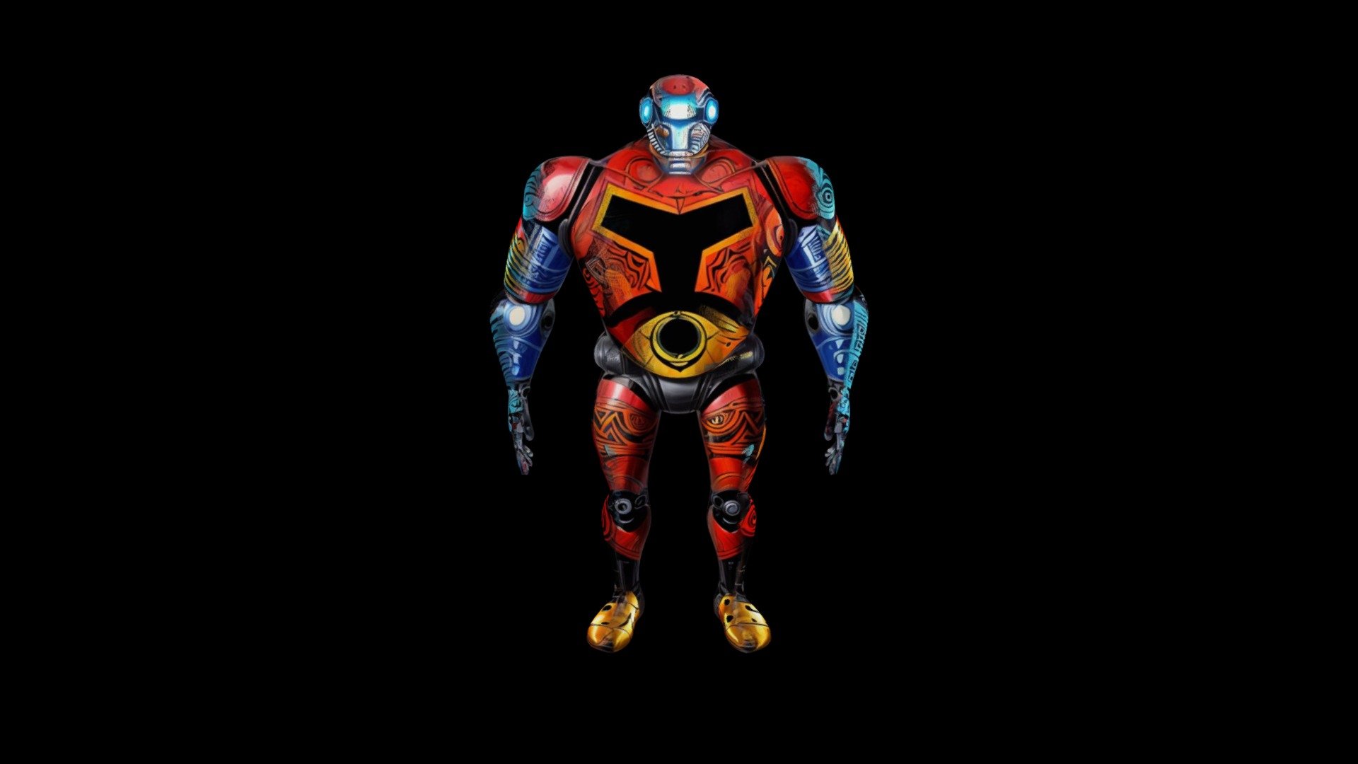 Meshy body painting Samuel Davis - Download Free 3D model by klrxyz ...