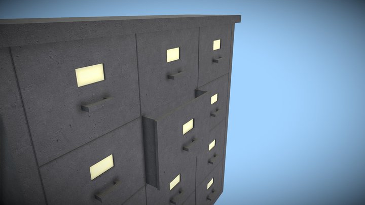 Filing-cabinet 3D models - Sketchfab