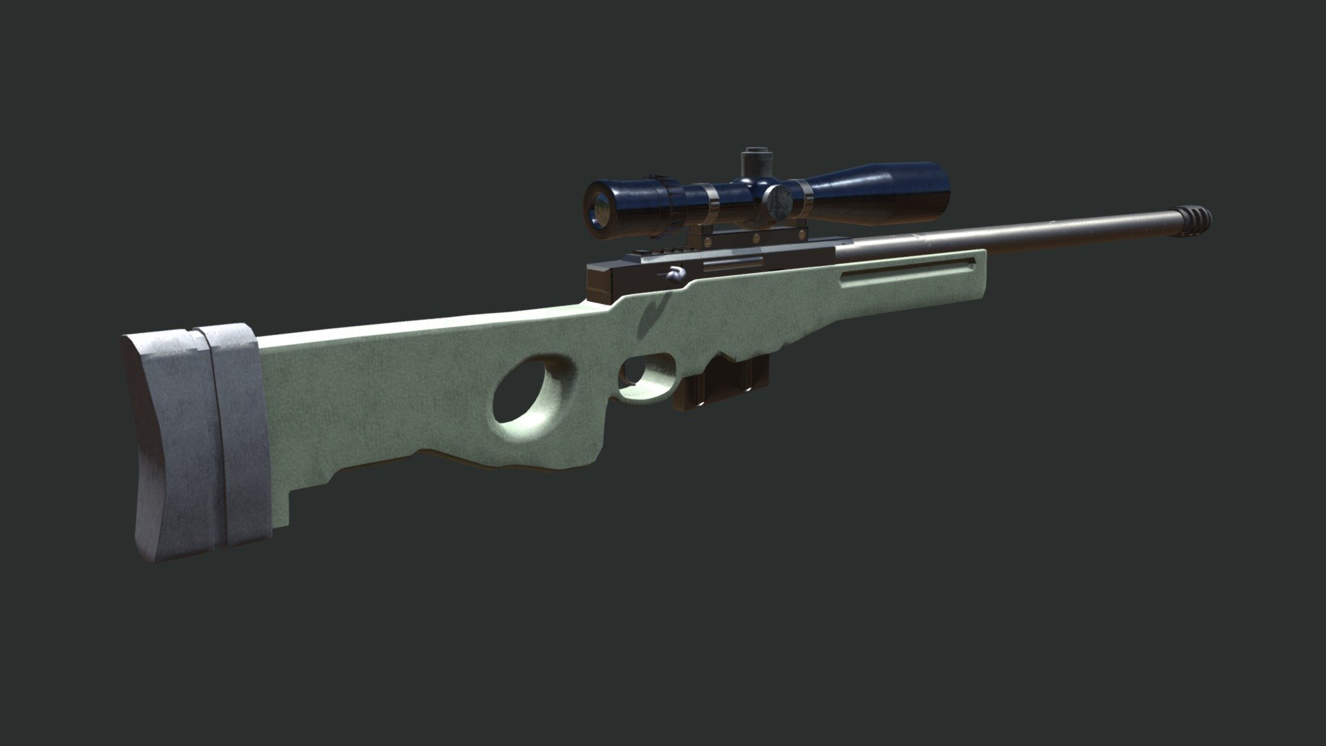 Bolt Action Sniper Rifle - Download Free 3D model by CMArts [d038036 ...