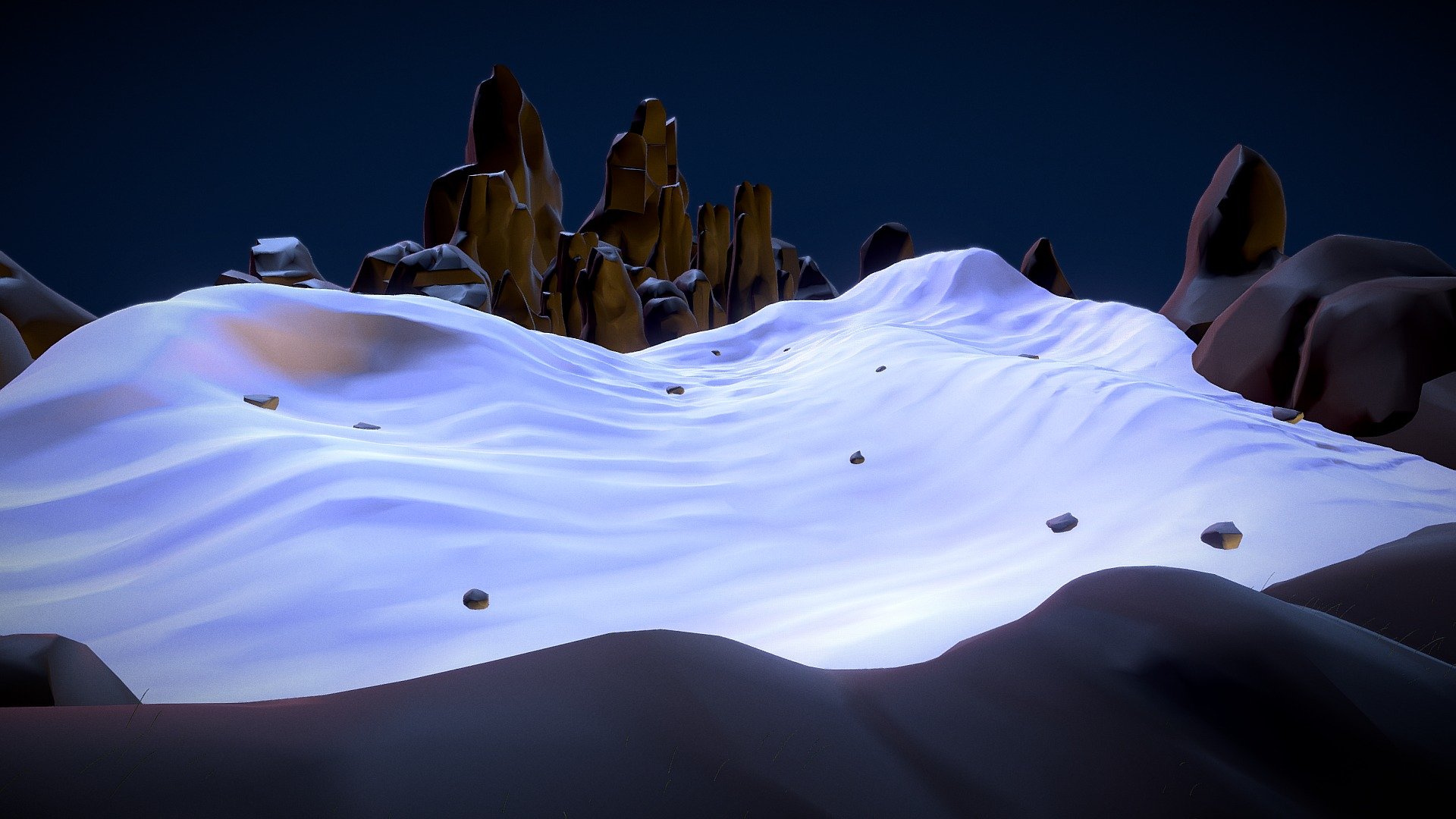 SculptJanuary4- Desert - 3D model by Babou (@jukkathewalrus) [d03a23a ...