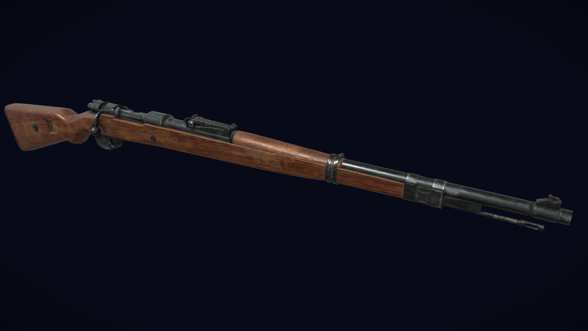 WW2 Kar98k - 3D model by Hjorskrim [d03cad3] - Sketchfab