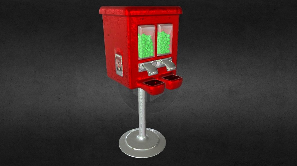 Candy Dispenser - Download Free 3D model by -L0Lock- [d03ecda] - Sketchfab