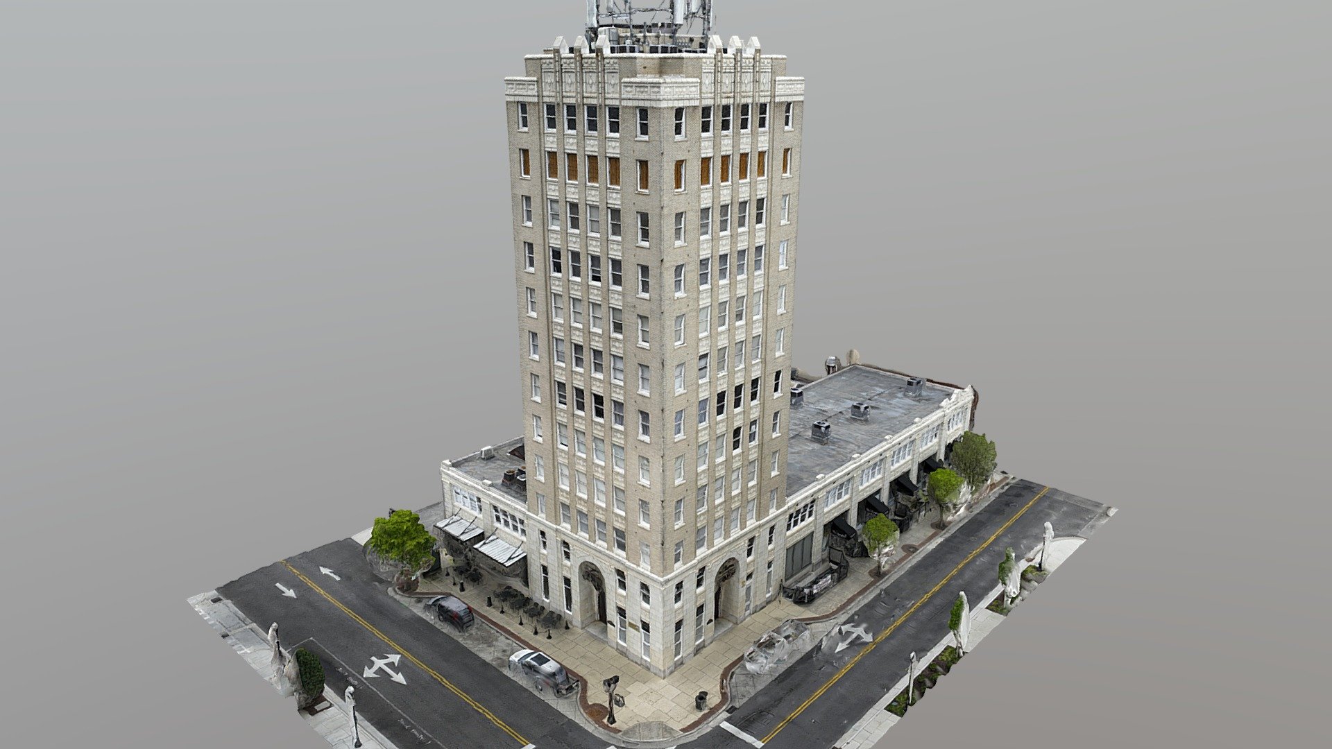 Times Building - Buy Royalty Free 3D model by johnnokomis [d03ee71] - Sketchfab Store
