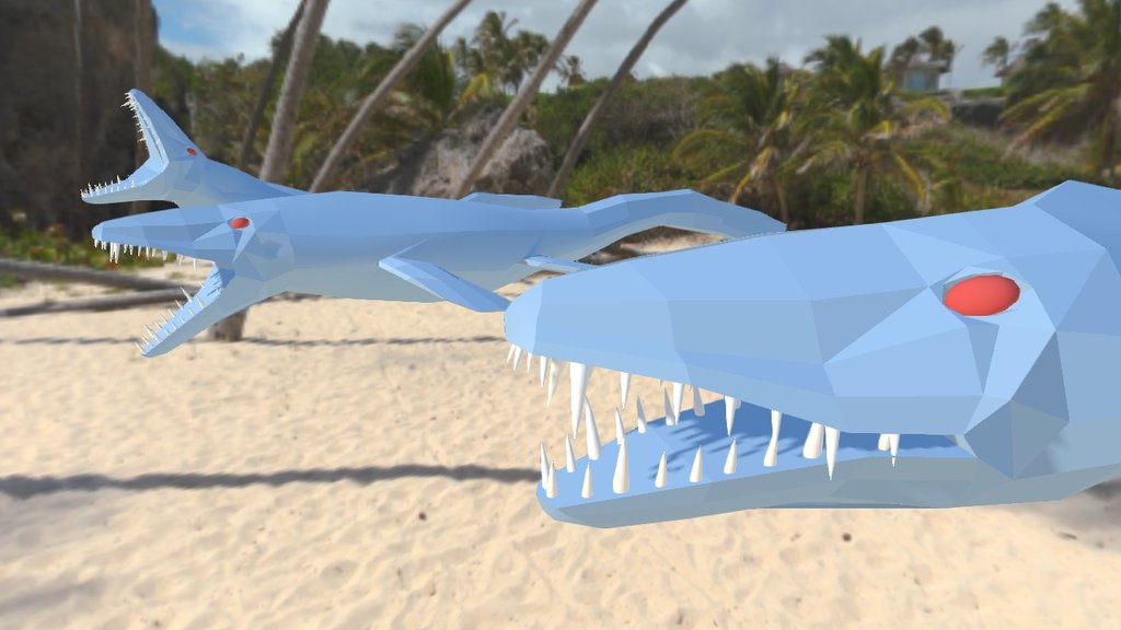 Mosako- Chan, The Mosasaurus V.2 - 3D model by El Magnifico ...